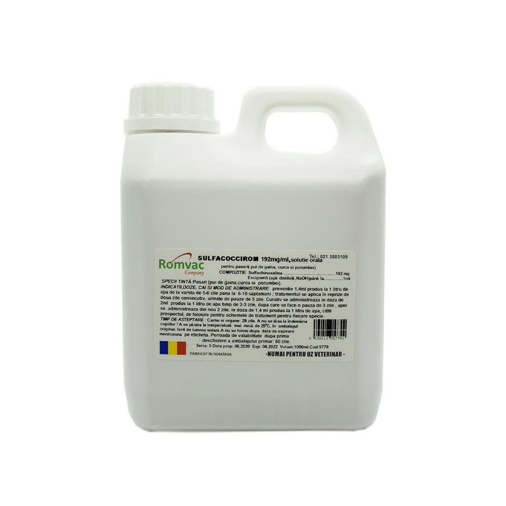 SULFACOCCIROM 1 L - se administrează in prevenirea (in efectivele in ...