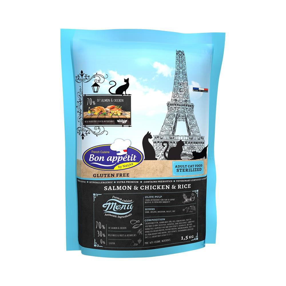 BON APPETIT - ADULT CAT STERILIZED - S&P&O 1.5 kg - Hrana completa ...
