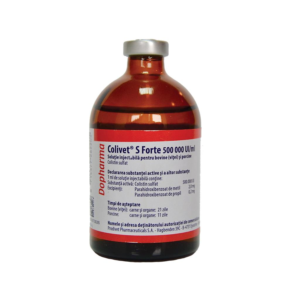 COLIVET S Forte 100ml inj. - solutie injectabila pentru bovine (vitei ...