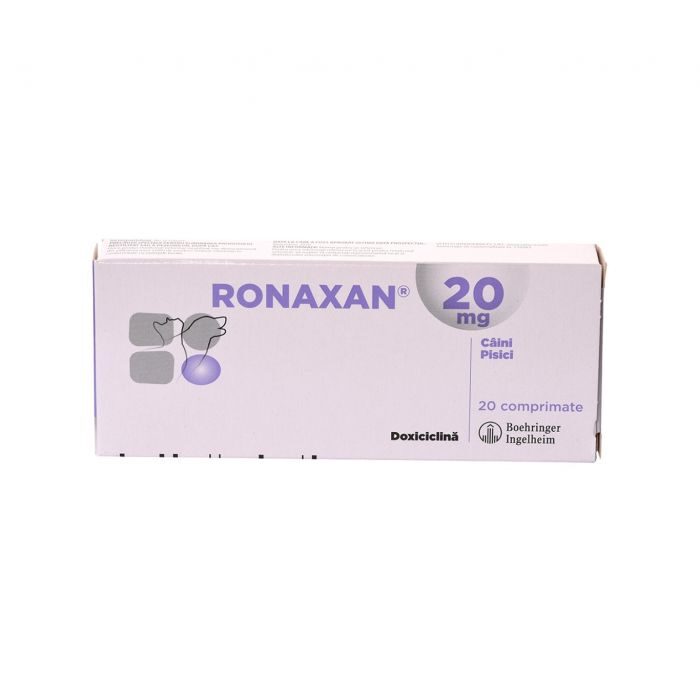 RONAXAN 20 - comprimate pentru caini pe baza de doxiciclina pentru ...