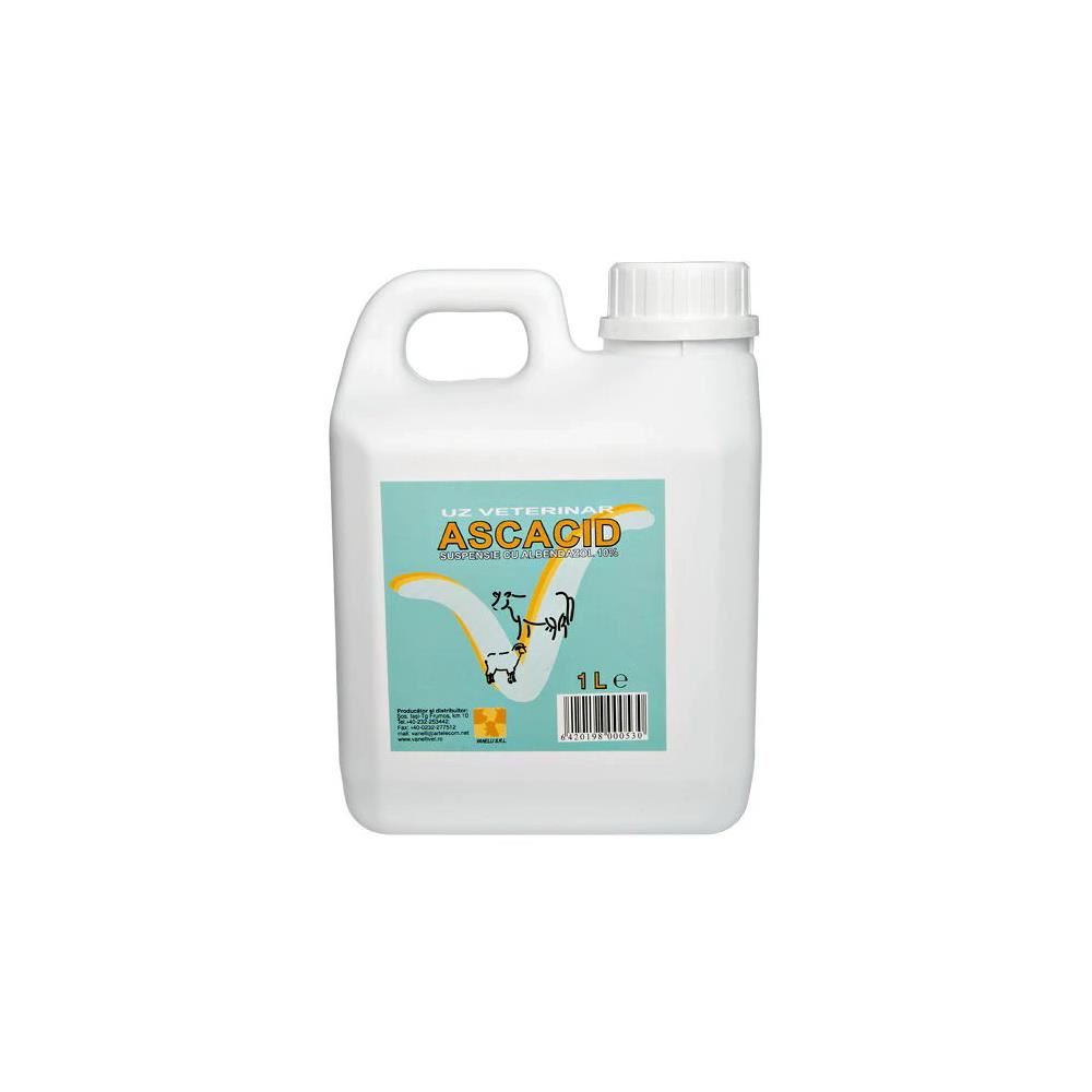 ASCACID 10% 1 L - recomandat la bovine in tratamentul nematodozelor ...