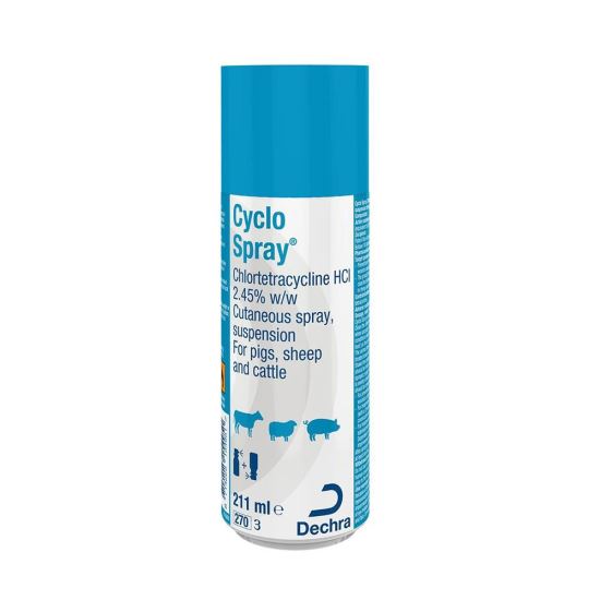 CYCLO SPRAY 200 ML - recomandat in tratamentul suplimentar al infectiilor superficiale de natura ...